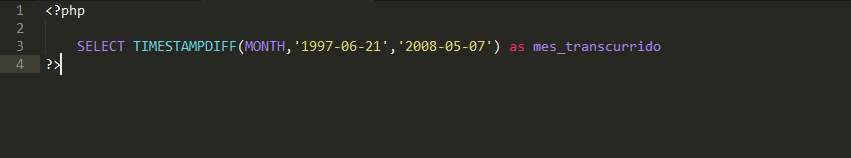 Mysql La Diferencia En Meses Entre Fechas En Mysql